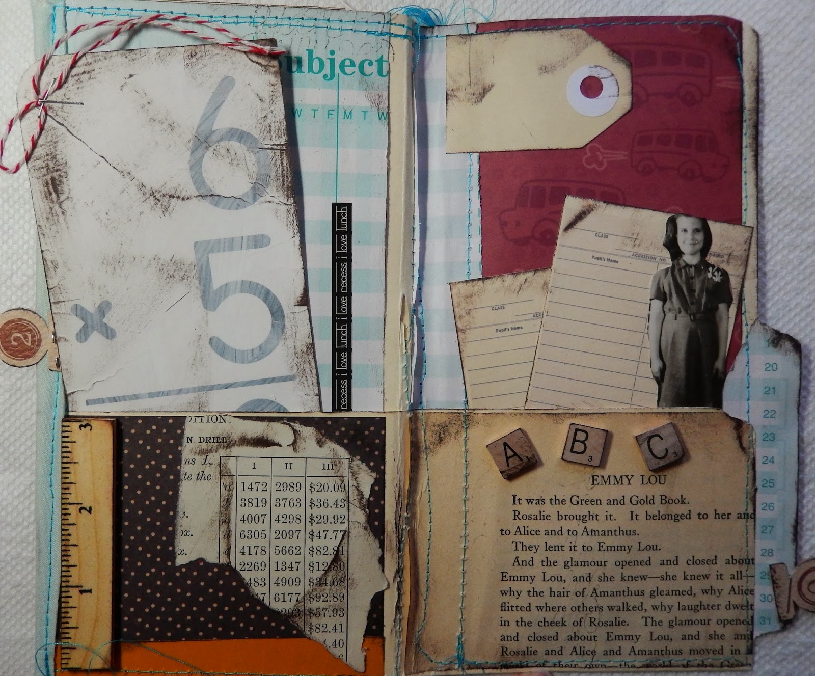 creatingwiththegirls: File Folder Mini Album