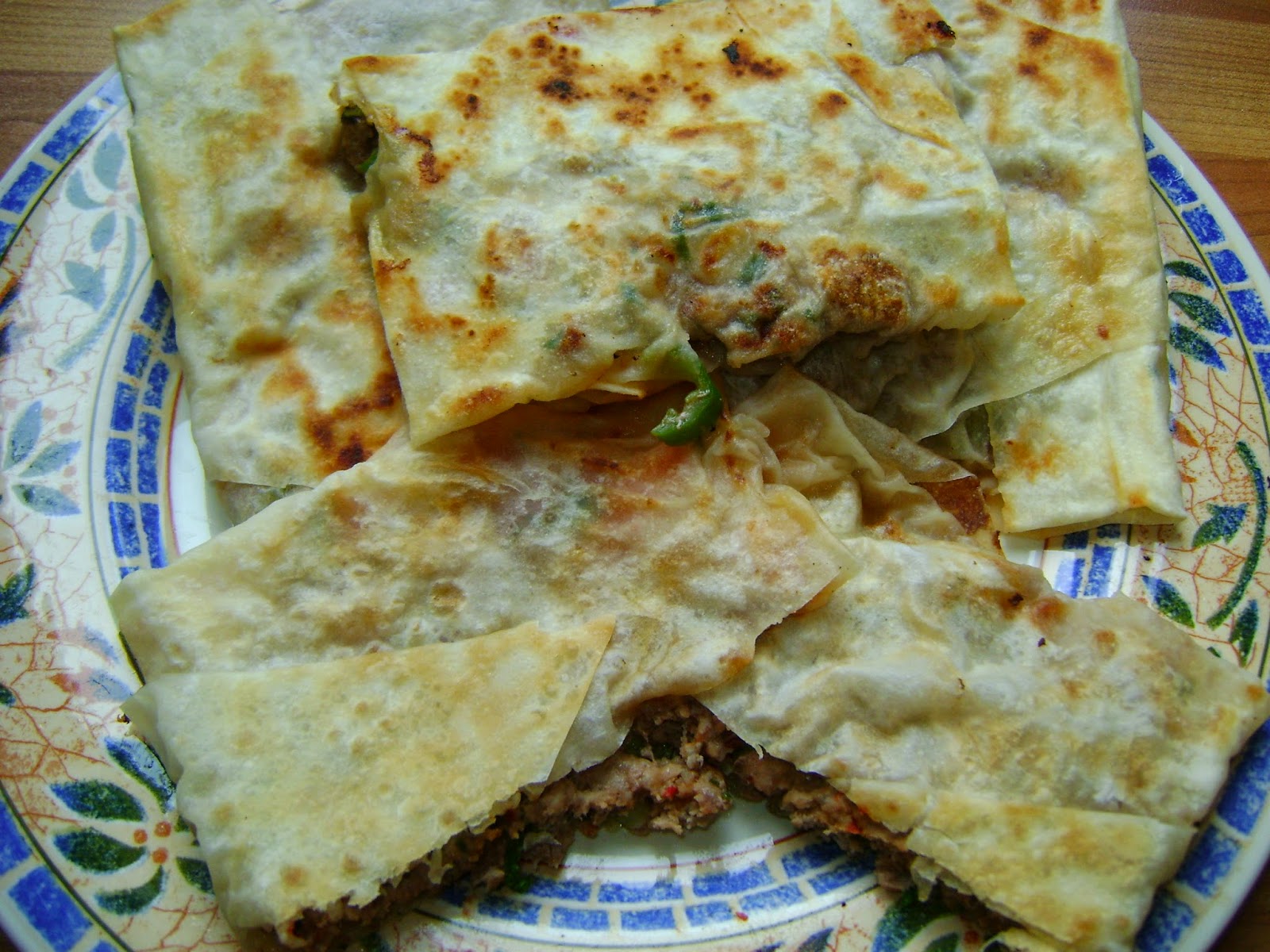 Cozy Green Kitchen: GROUND BEEF PARCEL/ GOZLEME