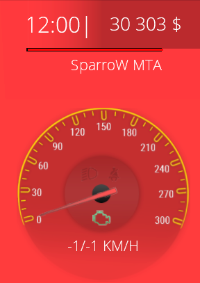 MTA SA Roleplay HUD + Speedometer Scripti