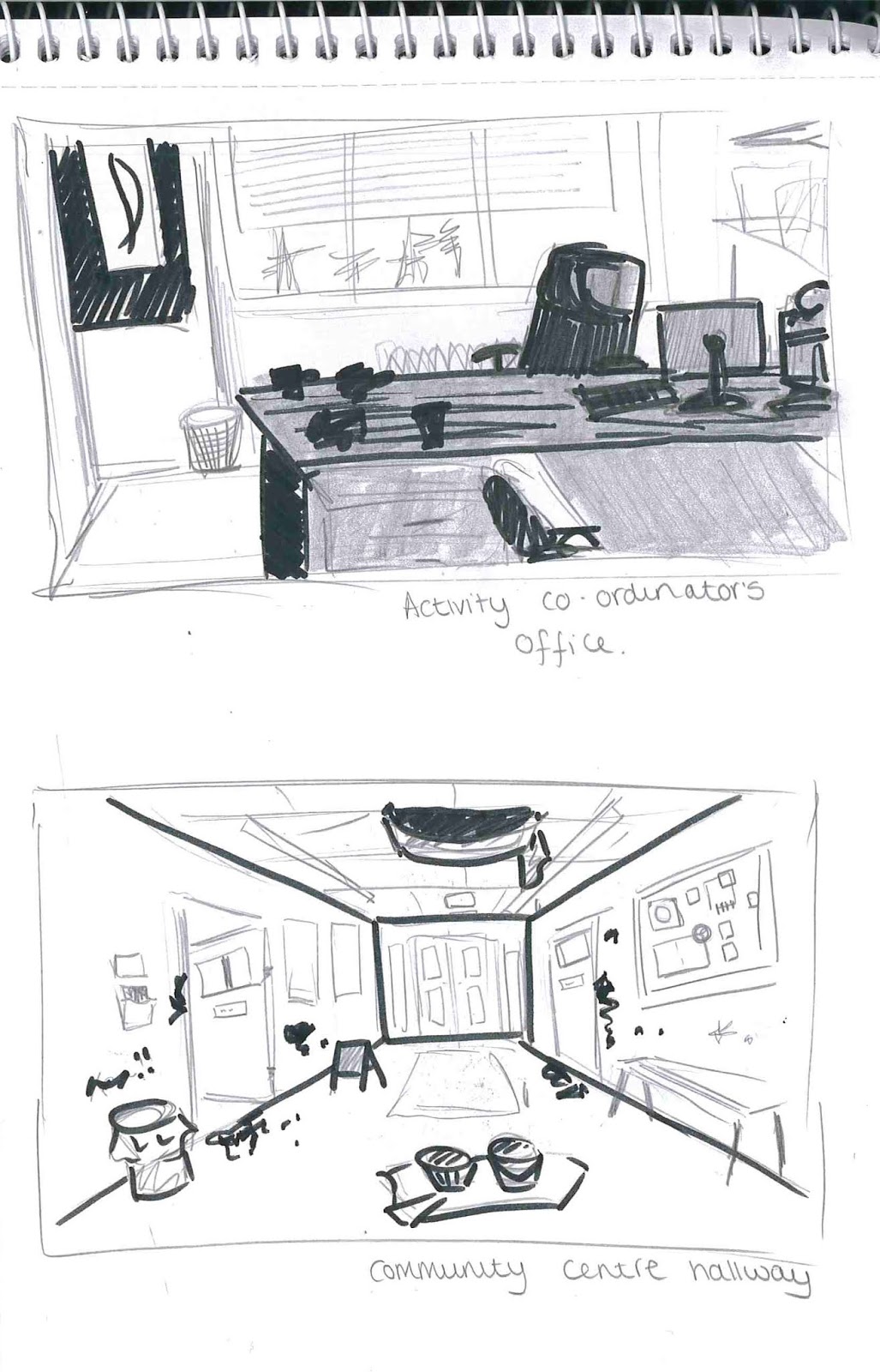 Mockumentary Developments - Storyboard Draft and Production Designs