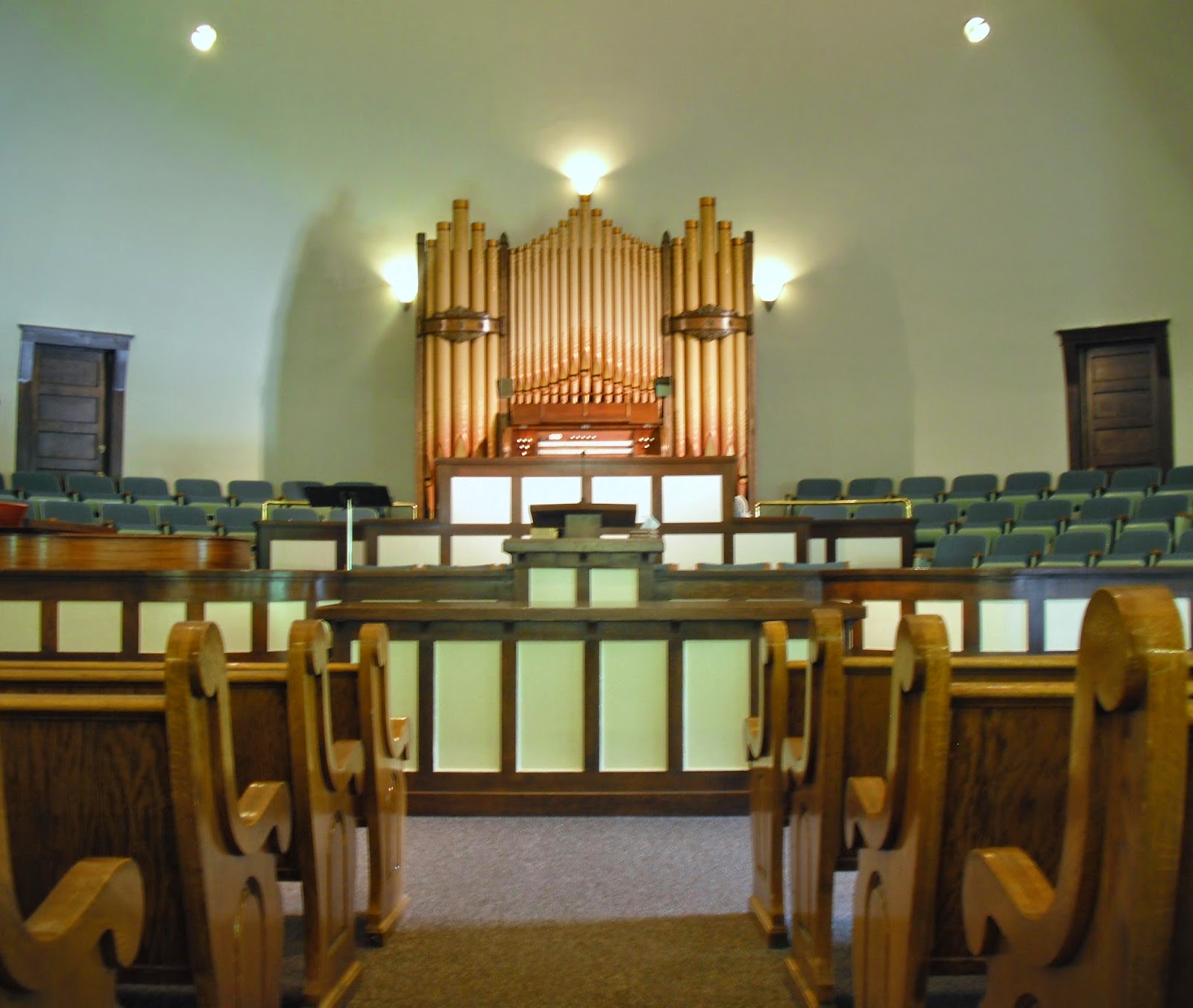 Historic LDS Architecture: Malad City Second Ward Chapel: Interior