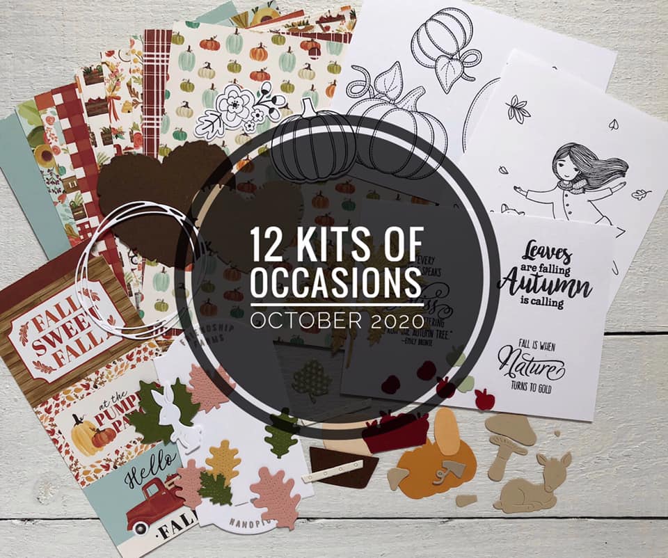 Crafting While I Wait: Fall Splendor ~ 12 Kits of Occasion ~ October