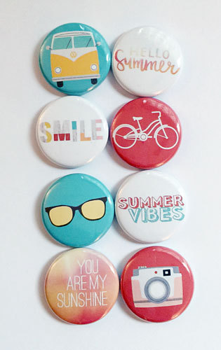 Little Nugget Creations: Sweet Summer / A Flair For Buttons