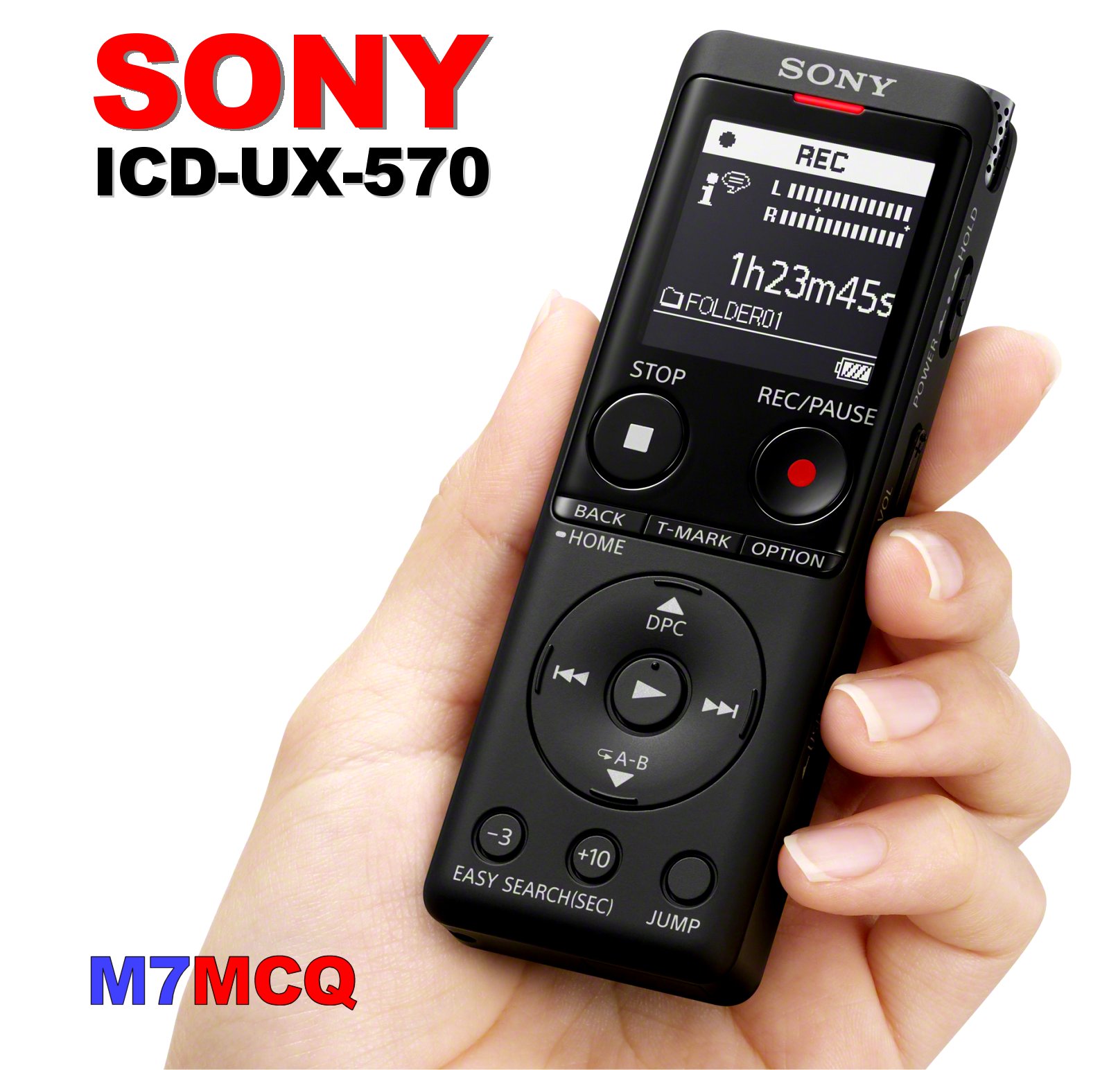 M7MCQ HAM RADIO BLOG: SONY ICD-UX570 AUDIO RECORDER