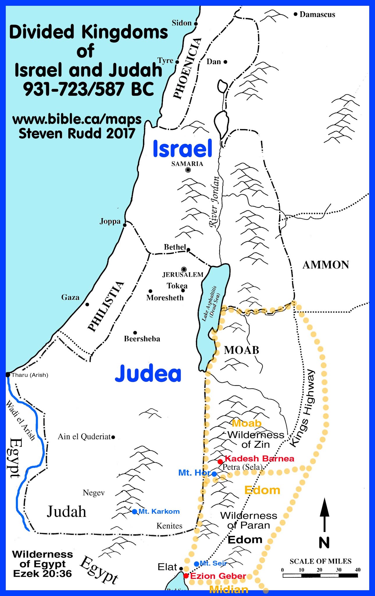 Prophet Amos Map