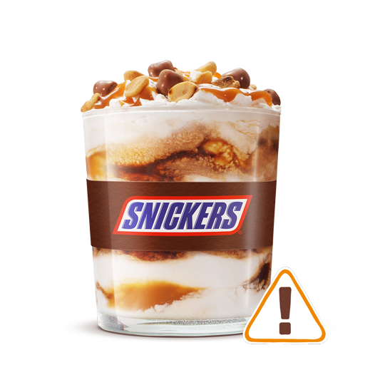Мороженое «Snickers с Арахисом» в Бургер Кинг — BRANDS AROUND