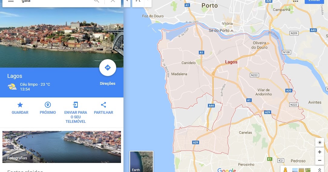 Vila Nova de Gaia passa a Lagos no Google Maps | Aberto até de Madrugada