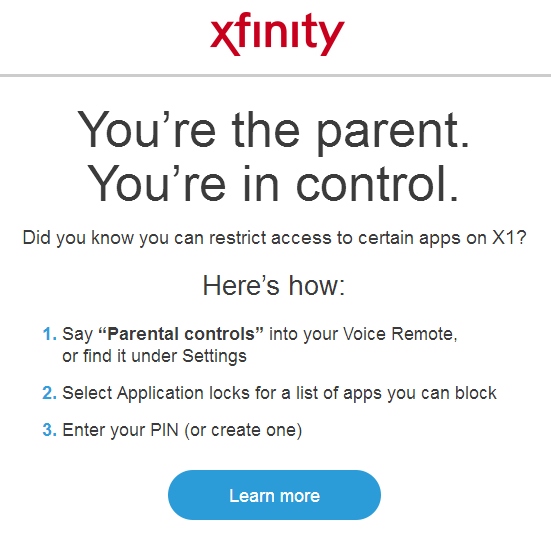 GuardingKids.com: Xfinity: Parental Controls