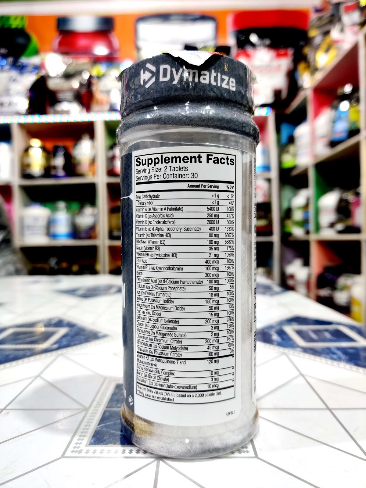 Dymatize Nutrition Complete Multi-Vitamin 60 Tablet - NCRFS