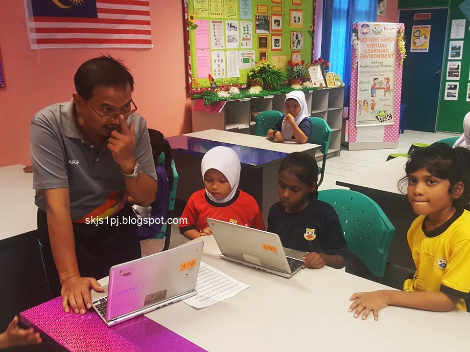 Pengenalan Frog VLE Kepada Murid Tahun 1 - SK JALAN SELANGOR (SATU)