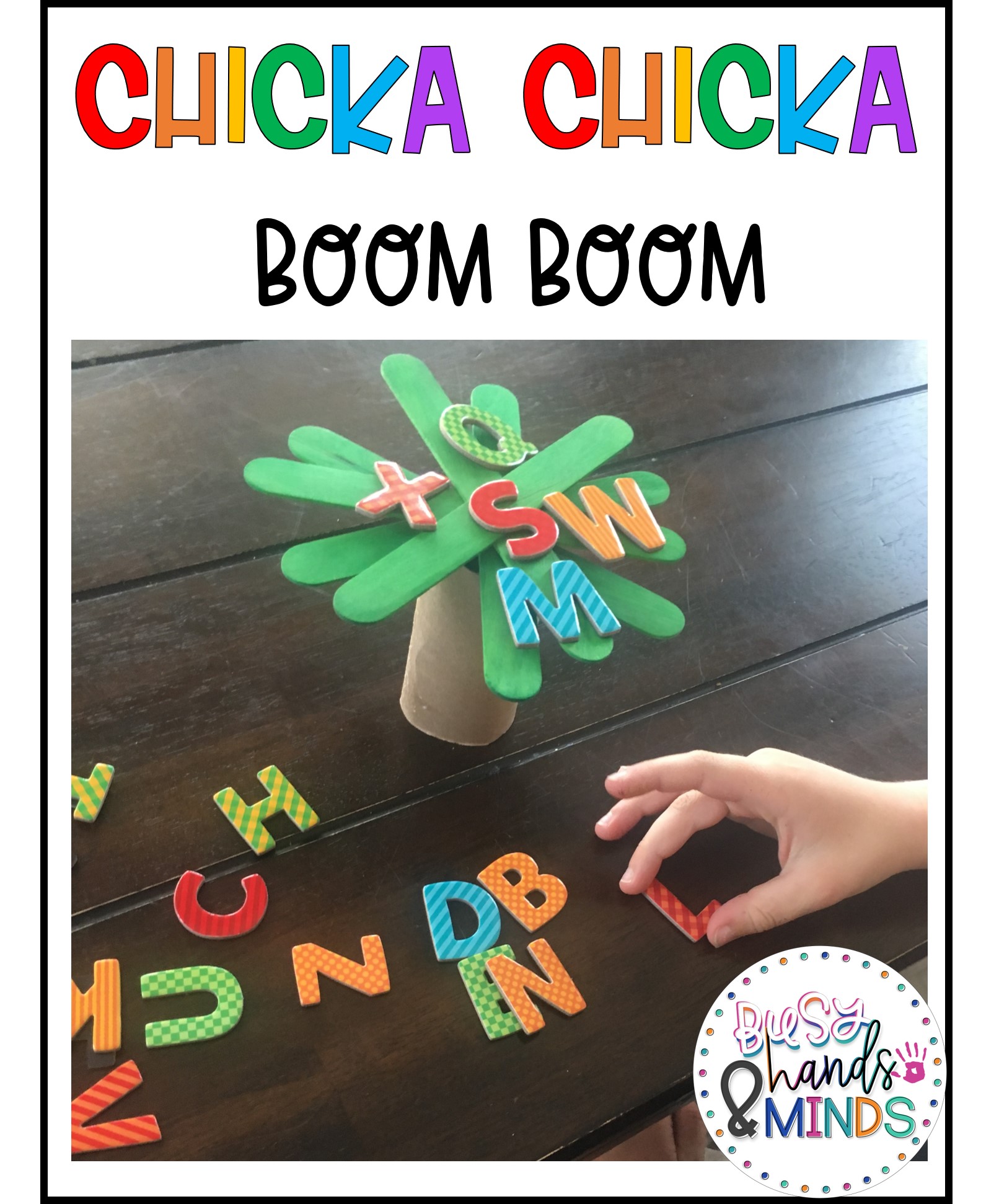Chicka Chicka Boom Boom Preschool Book Companion | Busy Hands and Minds
