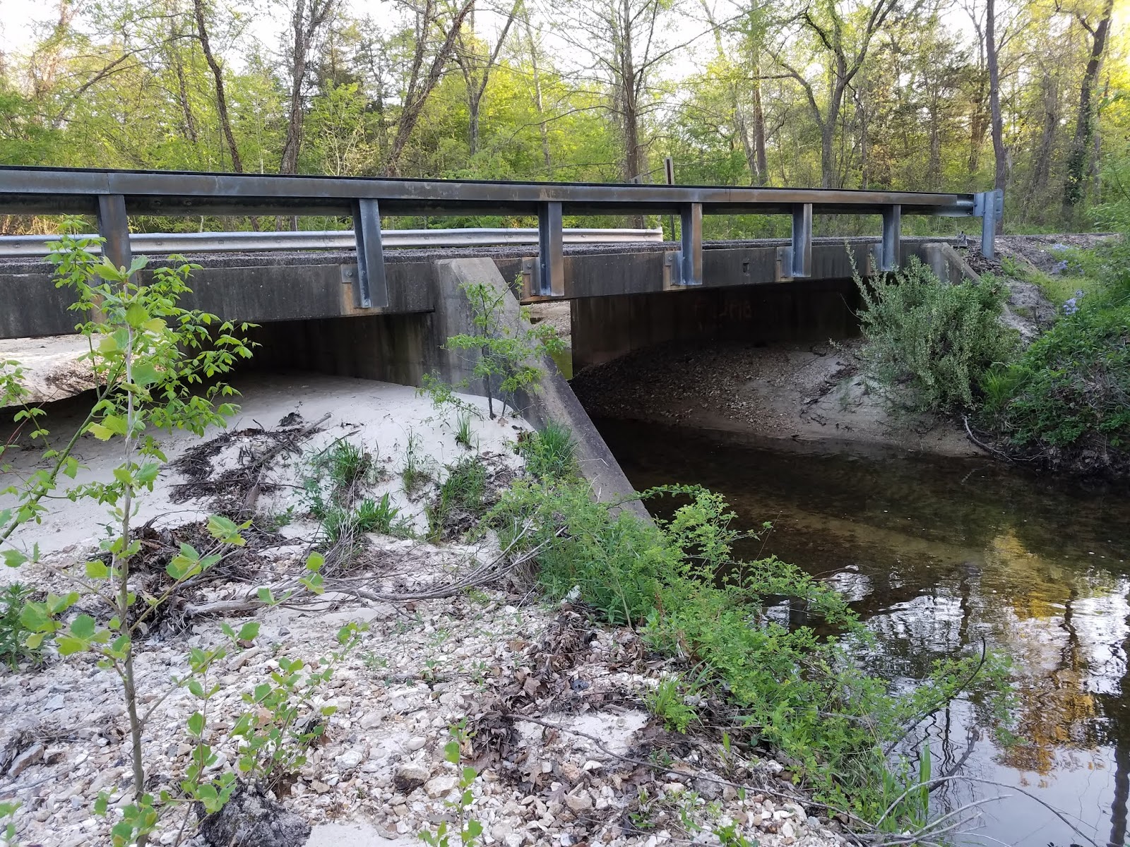 Divinebunbun's Rugged Rural Missouri: The Blocked Bridge on the LaBarque