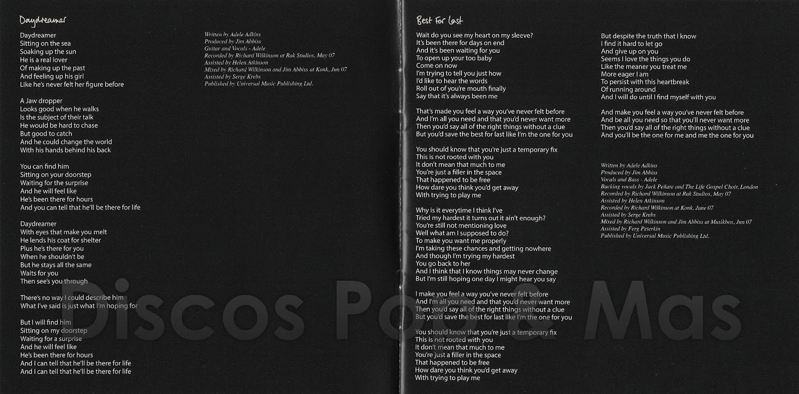 Discos Pop & Mas: ADELE - 19