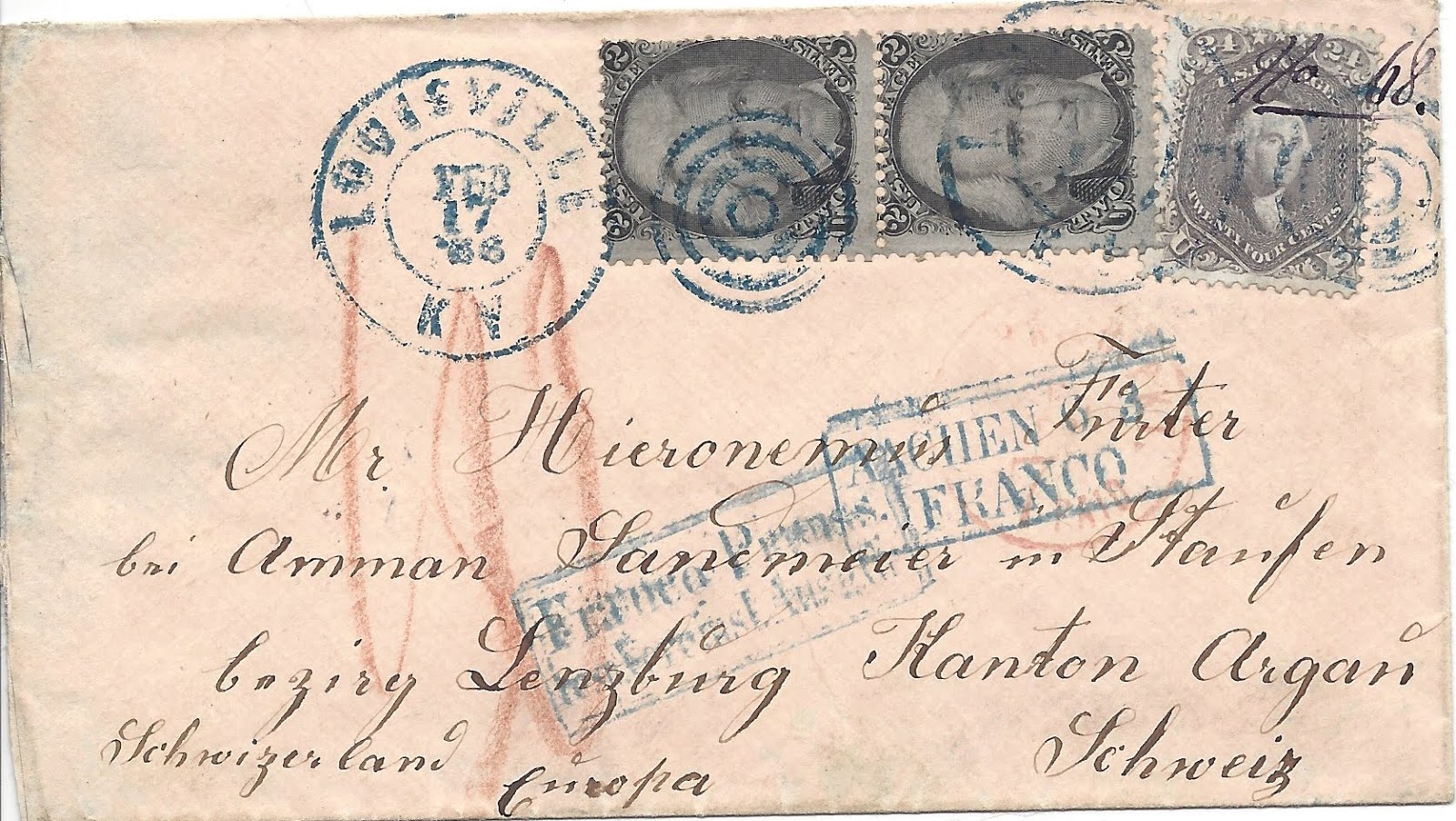 GFF Postal History: Let's Send a Letter to Switzerland - Postal History ...