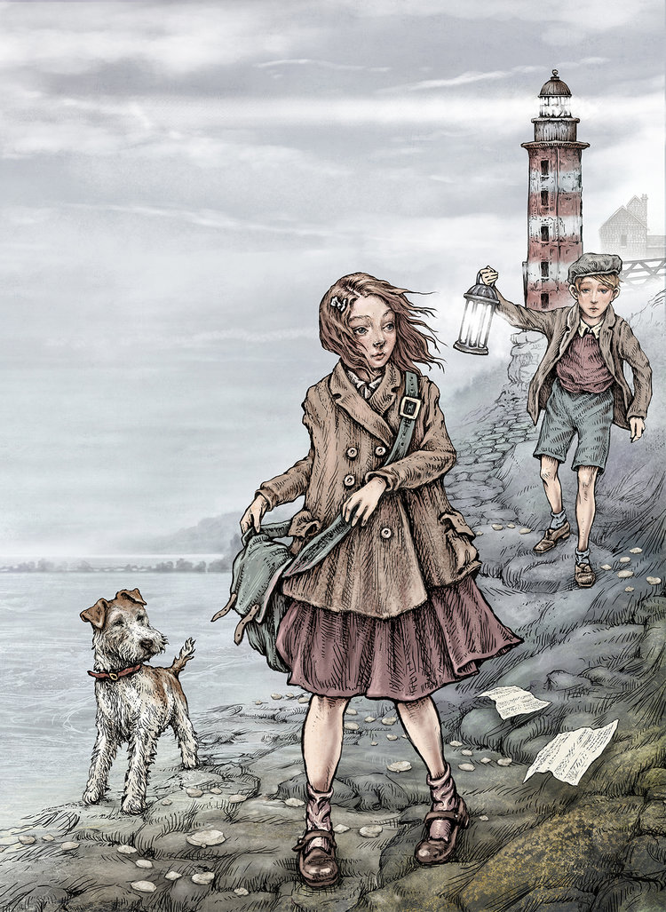 Momo celebrating time to read: Letters from the lighthouse by Emma Carroll