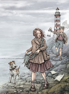 Momo celebrating time to read: Letters from the lighthouse by Emma Carroll