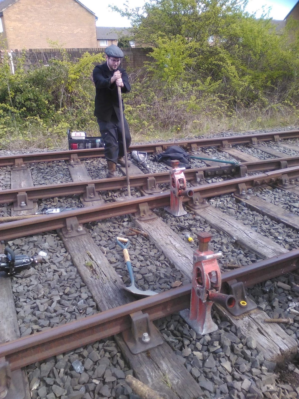 North Tyneside Steam Railway: Litter Pick and P-Way Work at Percy Main