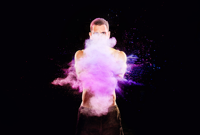 th-photography: Powder Paint Portrait Shoot