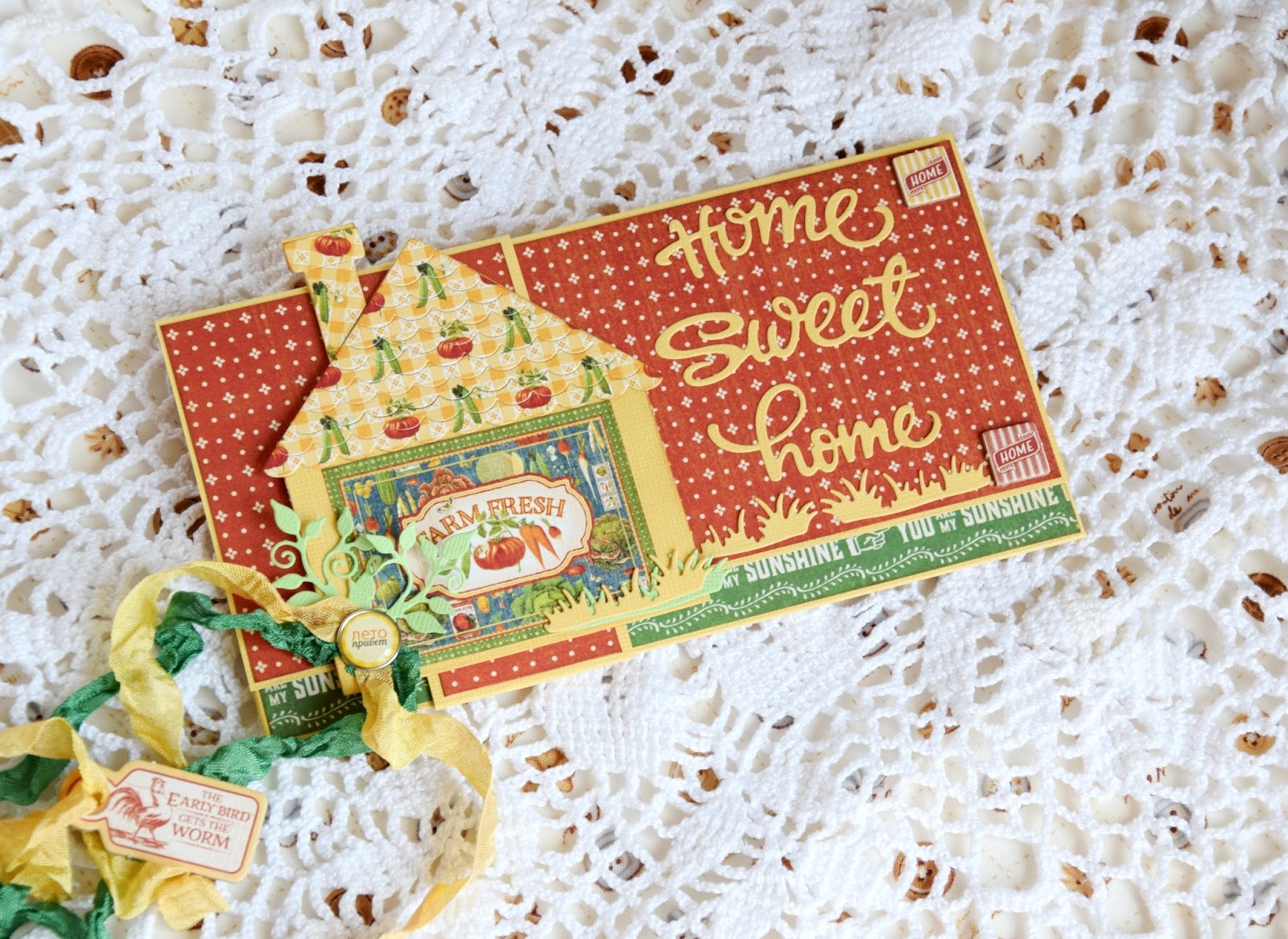 CottageBLOG: Envelope for gift certificate Home sweet home