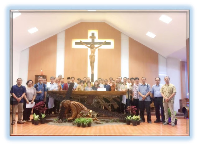 Paroki Lubang Buaya: Kunjungan DPH & Romo Dekanat Bekasi - 11 Maret 2017