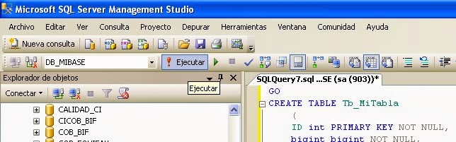 Aprende y Comparte SQL: Creación de Tabla con SQL Server
