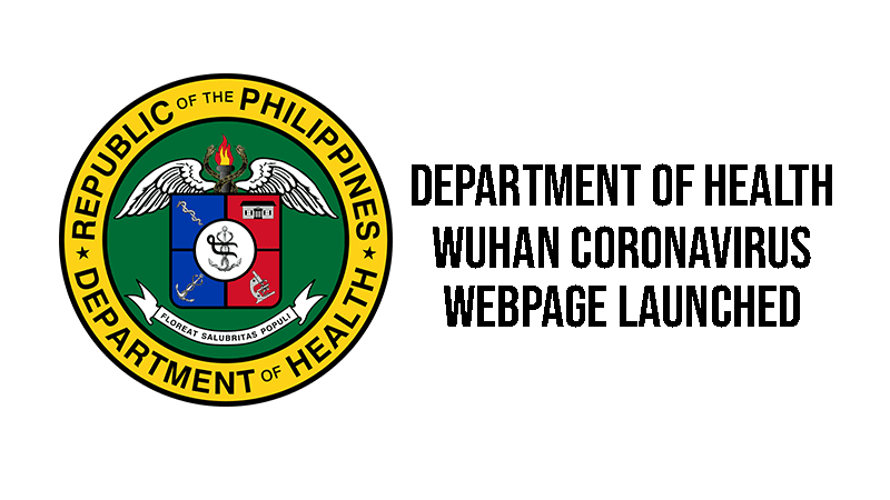 DOH launches dedicated webpage for Wuhan Coronavirus updates