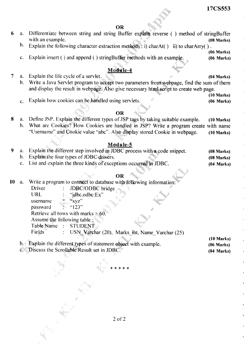 Visvesvaraya Technological University B.E. COMPUTER SCIENCE (CBCS ...
