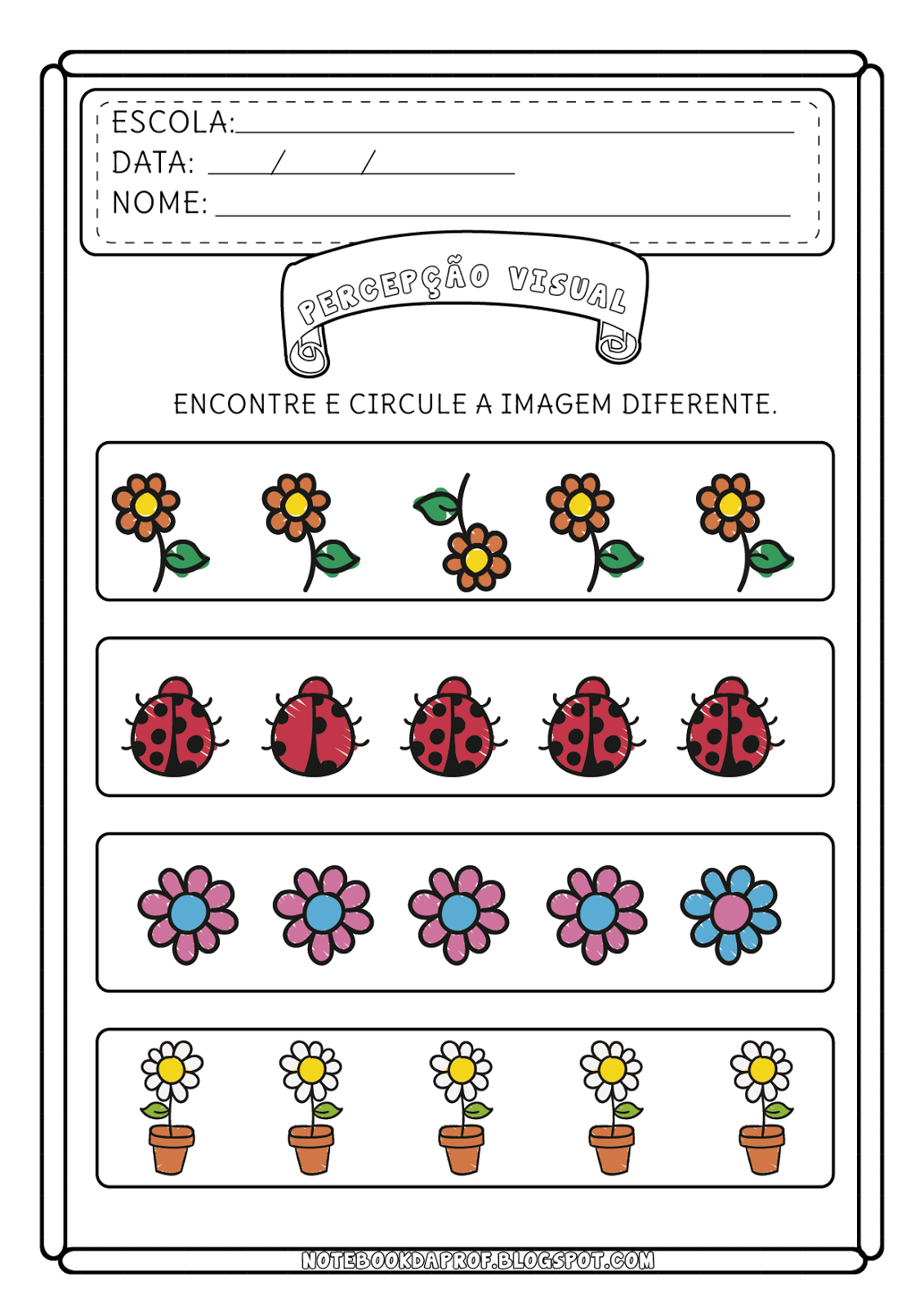 ATIVIDADES DE LÓGICA - TEMA JOANINHA | Educação infantil