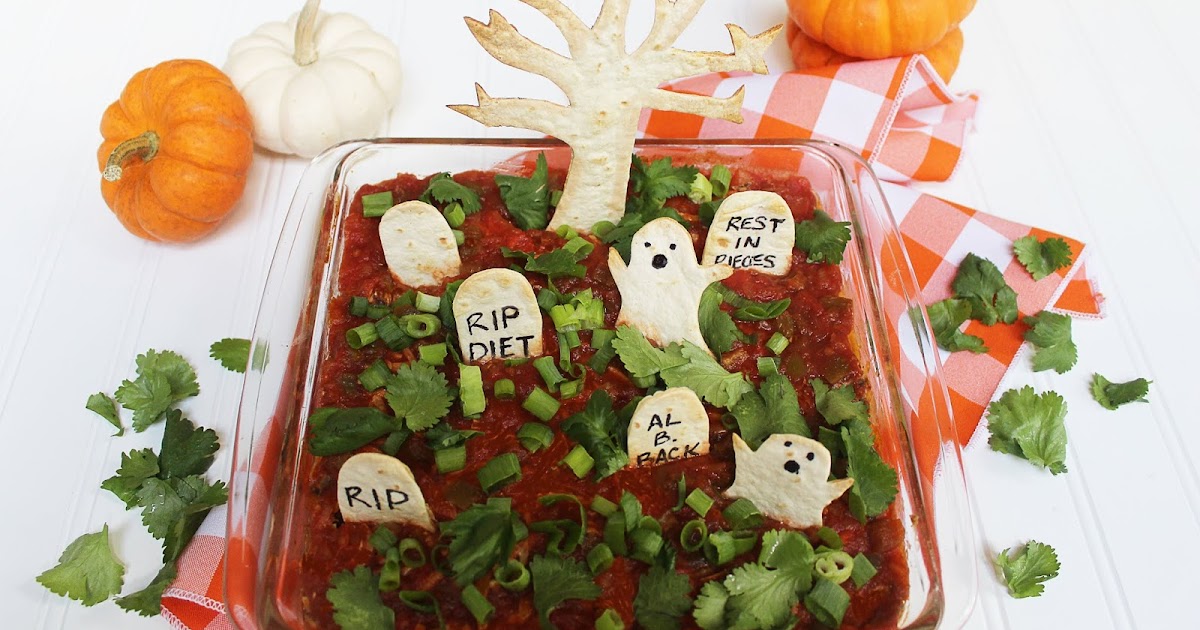 Kylee's Kitchen: Cheesy Graveyard Taco Dip