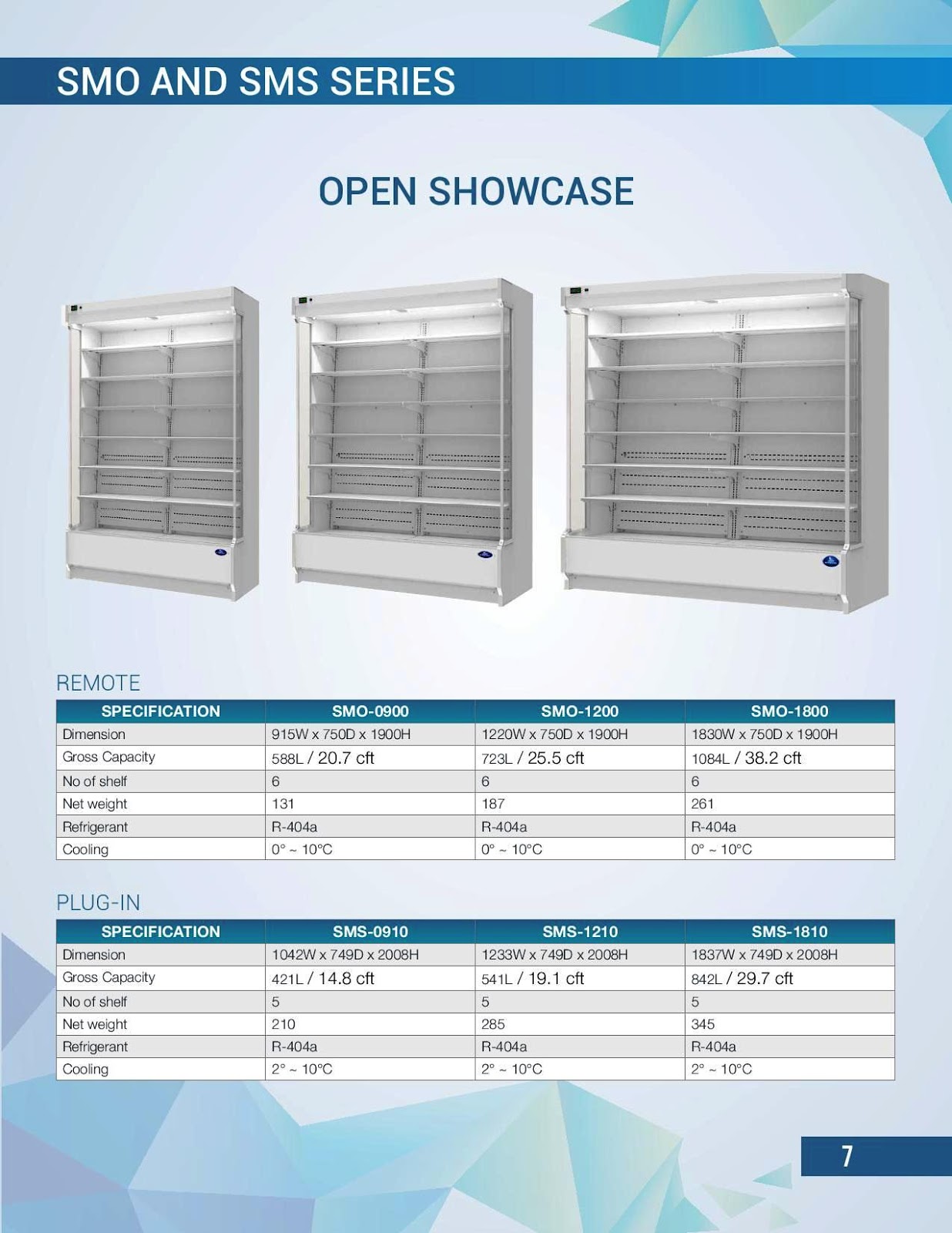 MaximaxSystems.com: SANDEN OPEN SHOWCASE SMO & SMS SERIES