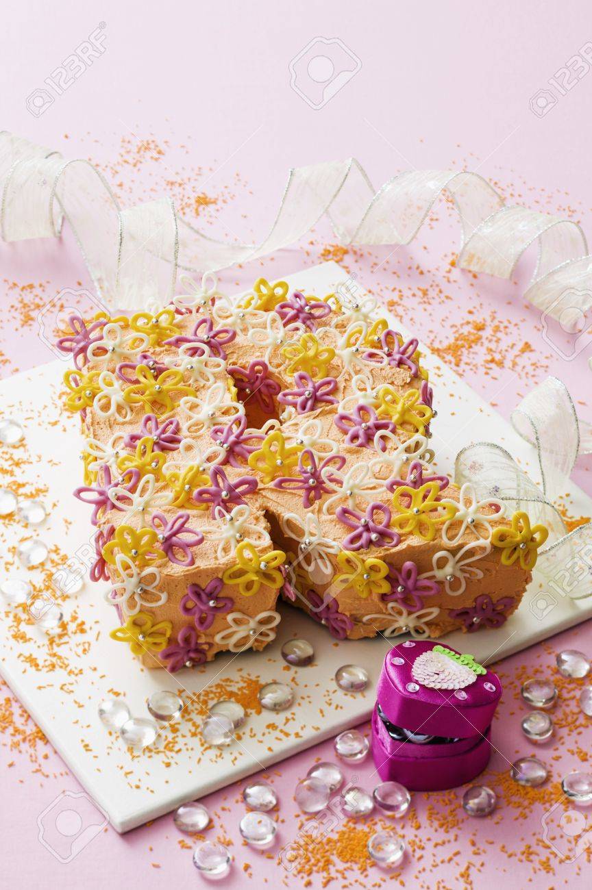 Birthday Cake Letter R - Birthday Letter