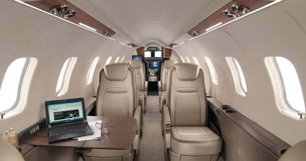The Learjet 70 is one of the newest private jets made by Bombardier.