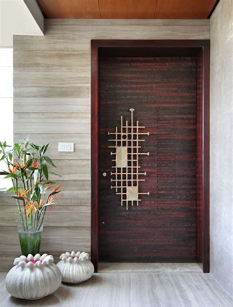 Stunning Solid Dark Brown Wood Door Designs – Engindaily
