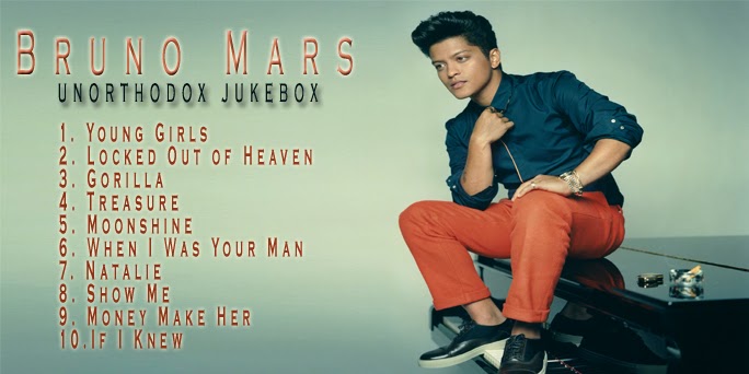 Graphic Design I, Mod 2, 2013: REDO Bruno Mars CD cover