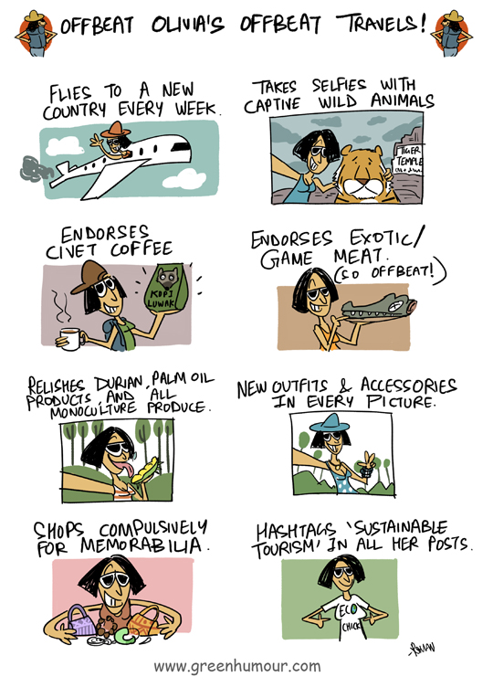 Green Humour: Offbeat Olivia's Offbeat Travels