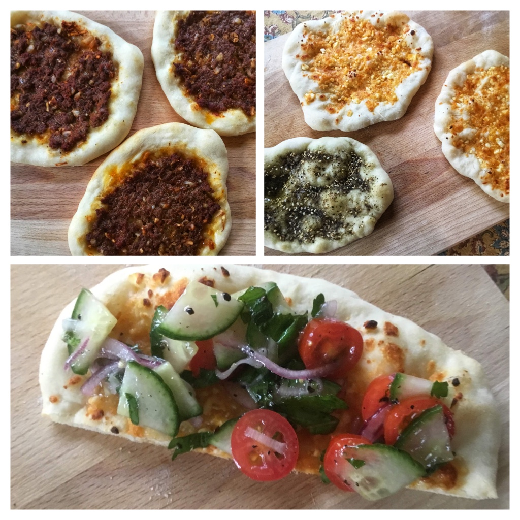 Home on my Range: Manakish Trio with Beef, Zaatar and Feta