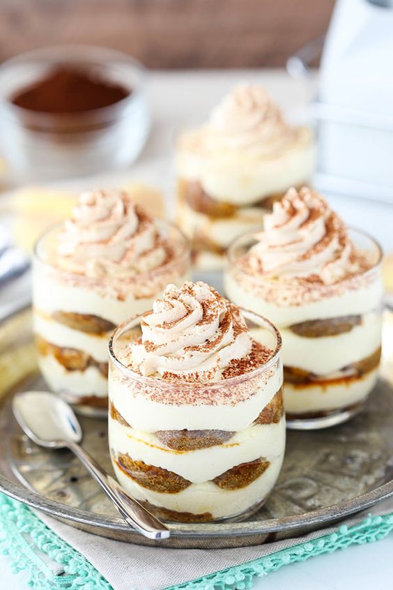 Mini Tiramisu Trifles - Healthy Cooking Tips In Home