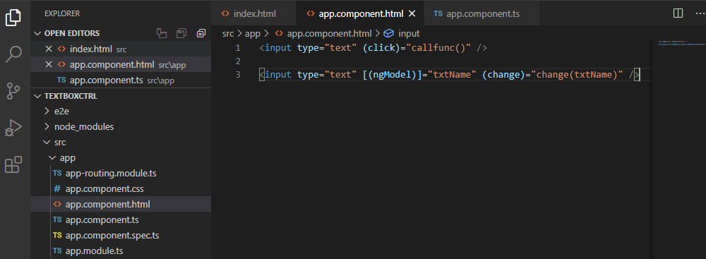 Mohamed Hussain: Angular - Example 2 - Include Html TextBox Control and ...