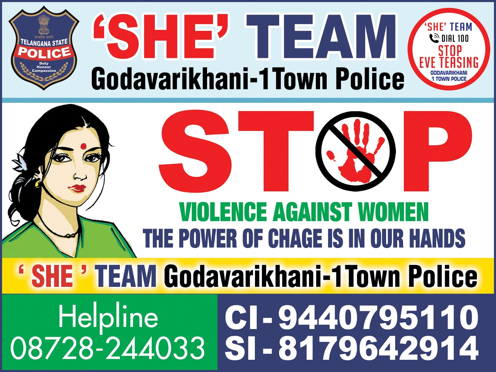 She team awareness poster and slogans free online | naveengfx