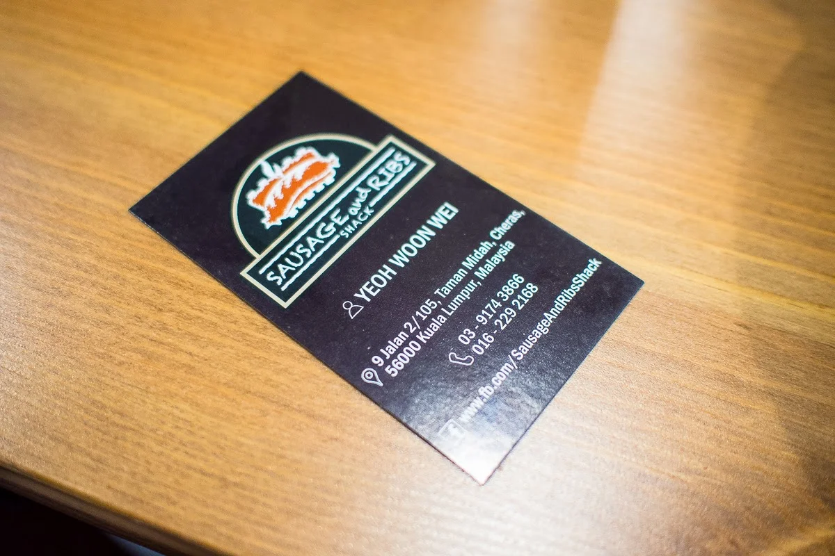 Food: Sausage and Ribs Shack @ Taman Midah (non-halal)