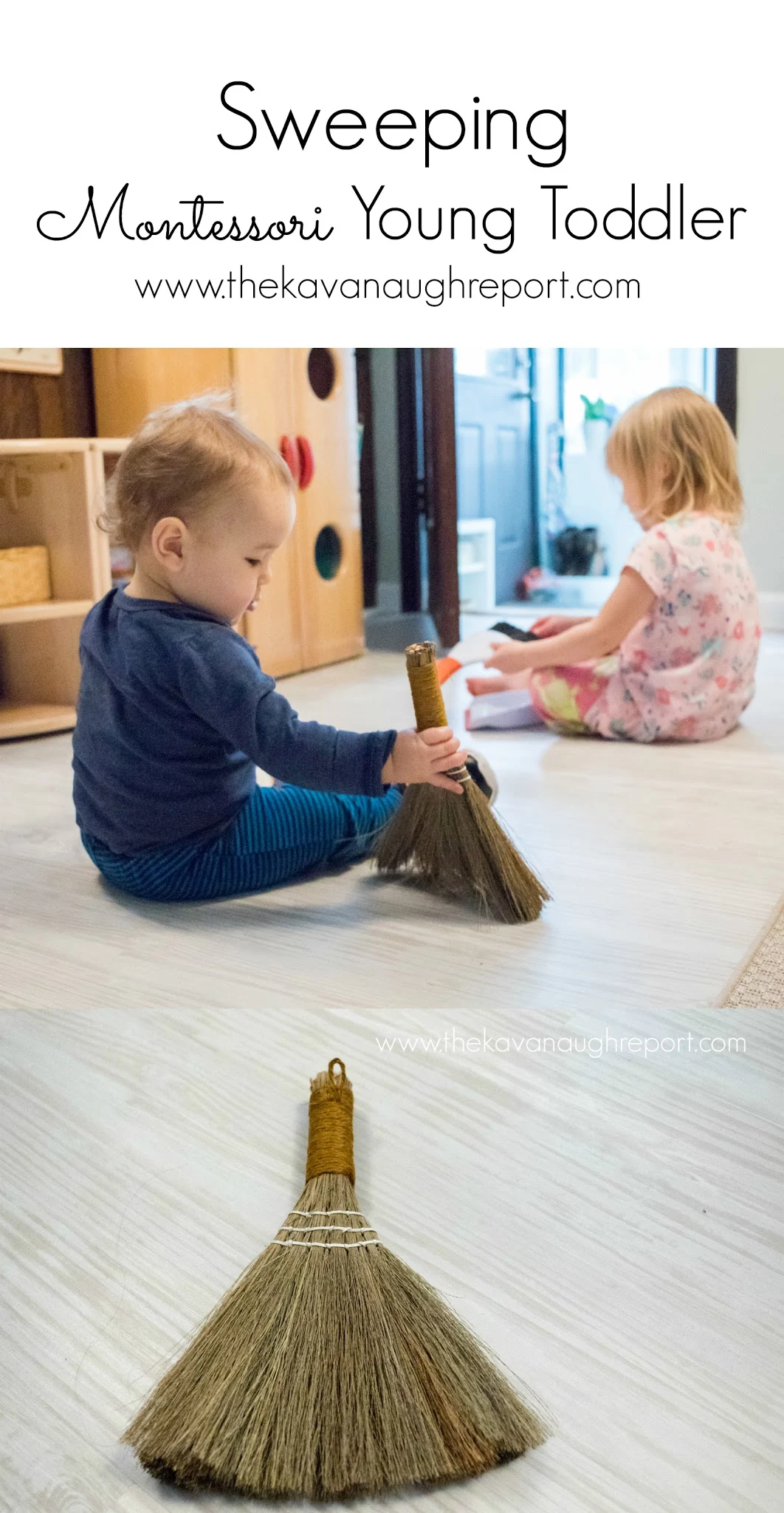 Introducing Practical Life: Sweeping with Toddlers