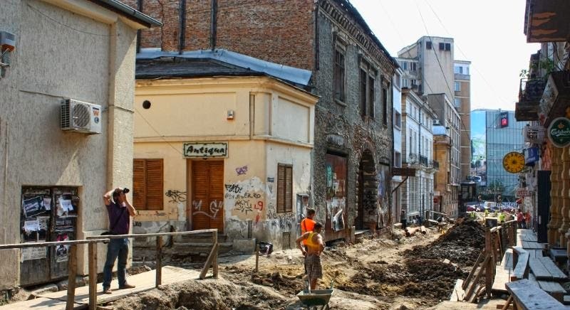 Turist în București: Strada Gabroveni - Centrul Vechi - Bucuresti