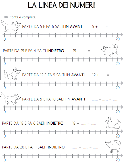 Boscofiorito: numeri entro il 20