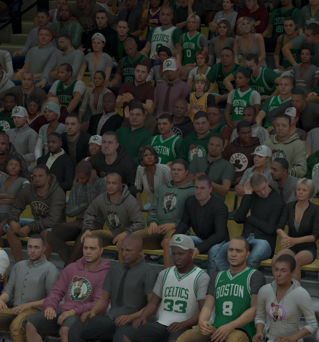 NBA 2K22 30 Teams Crowd Mod by bikerjimuk