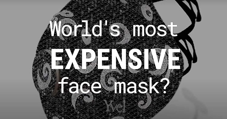 $1.5 Million Dollars! Most Expensive Face Mask in The World | Glamour ...