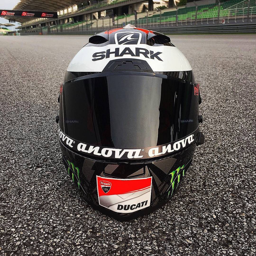 Racing Helmets Garage: Shark Race-R Pro GP J.Lorenzo Test Sepang 2018