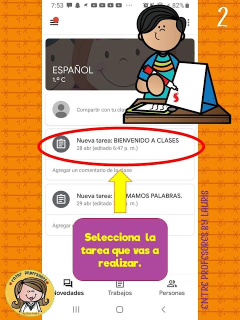 Lengua materna. Español 1. Secundaria # 15 : ¿Cómo entregar tarea en ...