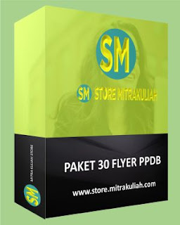 Paket 30 Desain Flyer PPDB - STORE MITRAKULIAH