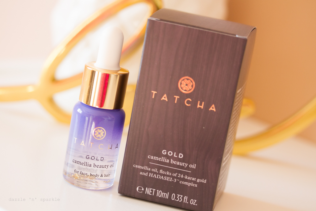 Tatcha Gold Camellia Beauty Oil (review) - dazzle 'n' sparkle