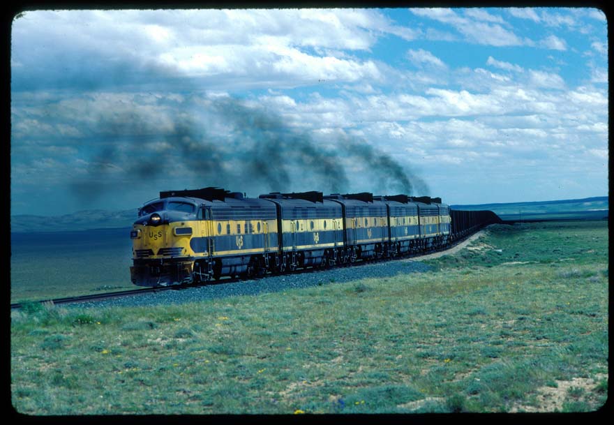 US Steel's Atlantic City, WY Mine Railroad